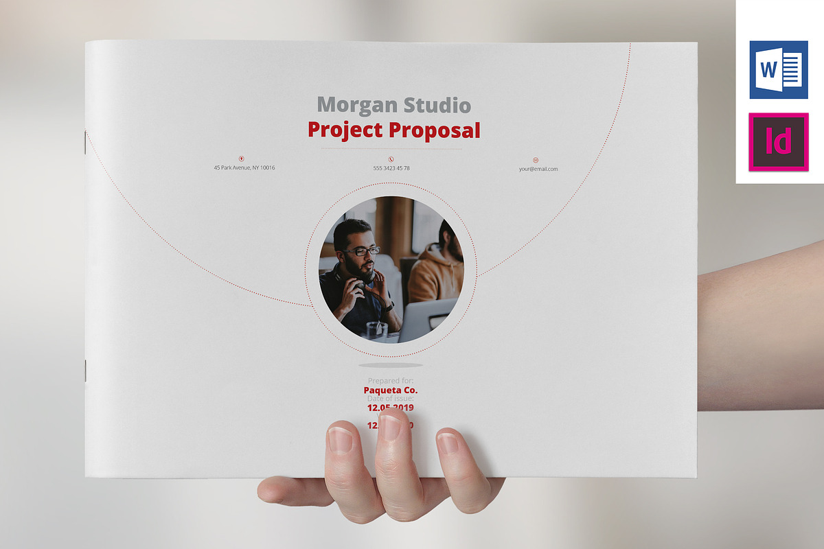 Project Proposal Landscape, a Stationery Template by Kahuna Design