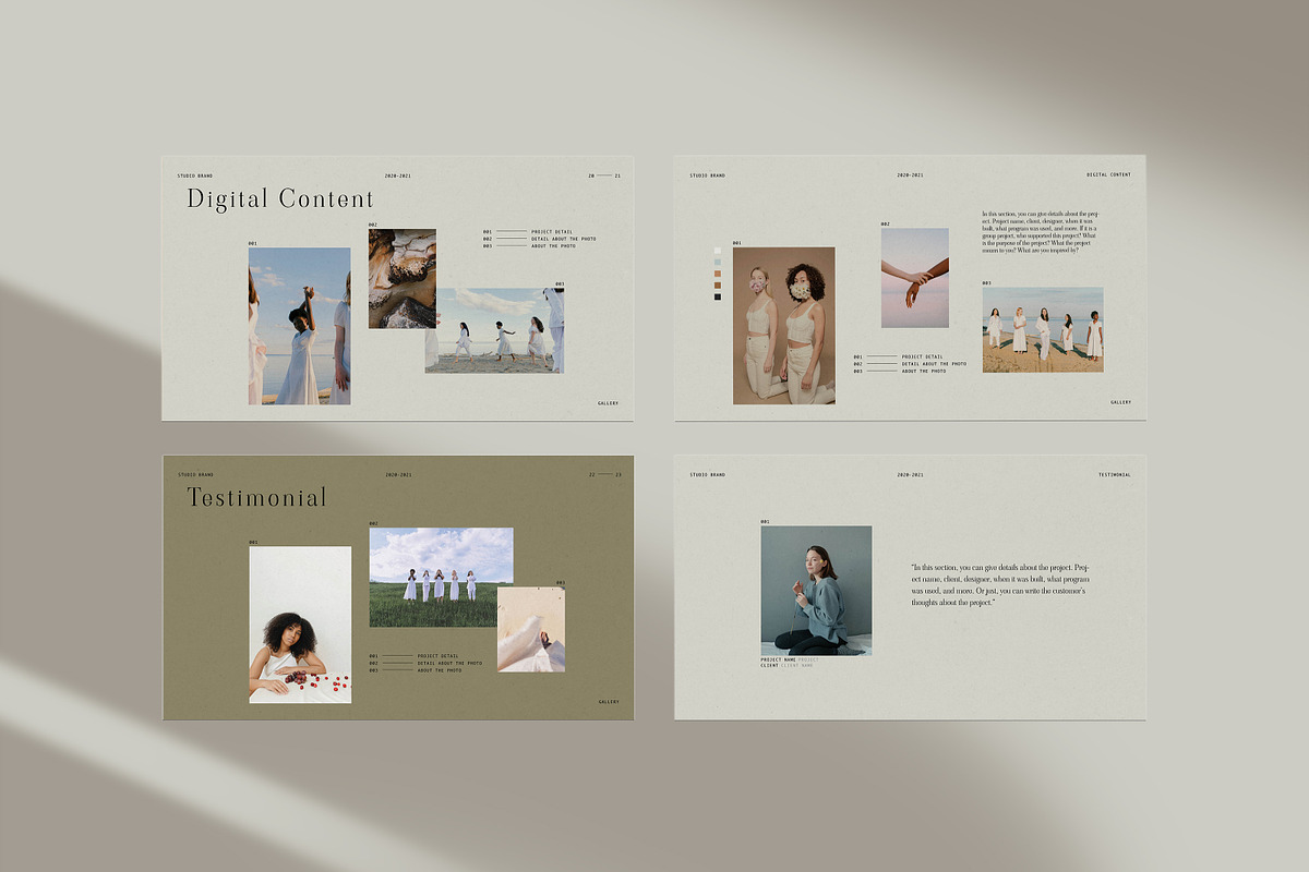 PANDORA I Creative Portfolio I Canva, a Magazine Template by Studio Brand