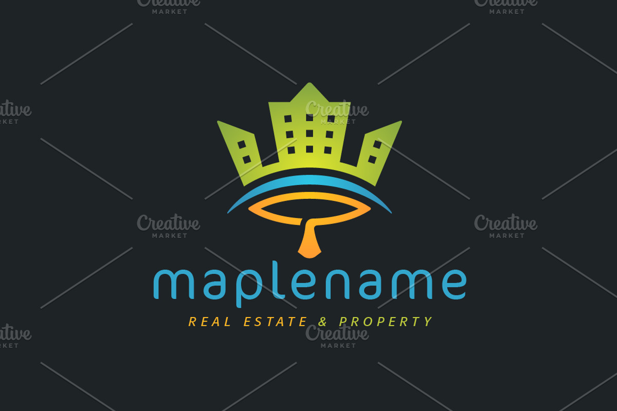 Maple Town Logo, a Branding & Logo Template by ARTE MIGUEL