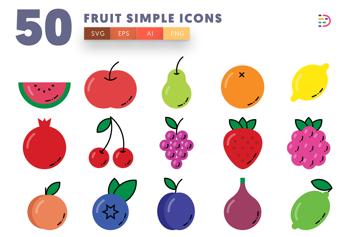 Fruit Simple Icons | Download SVG, PNG, EPS Icons