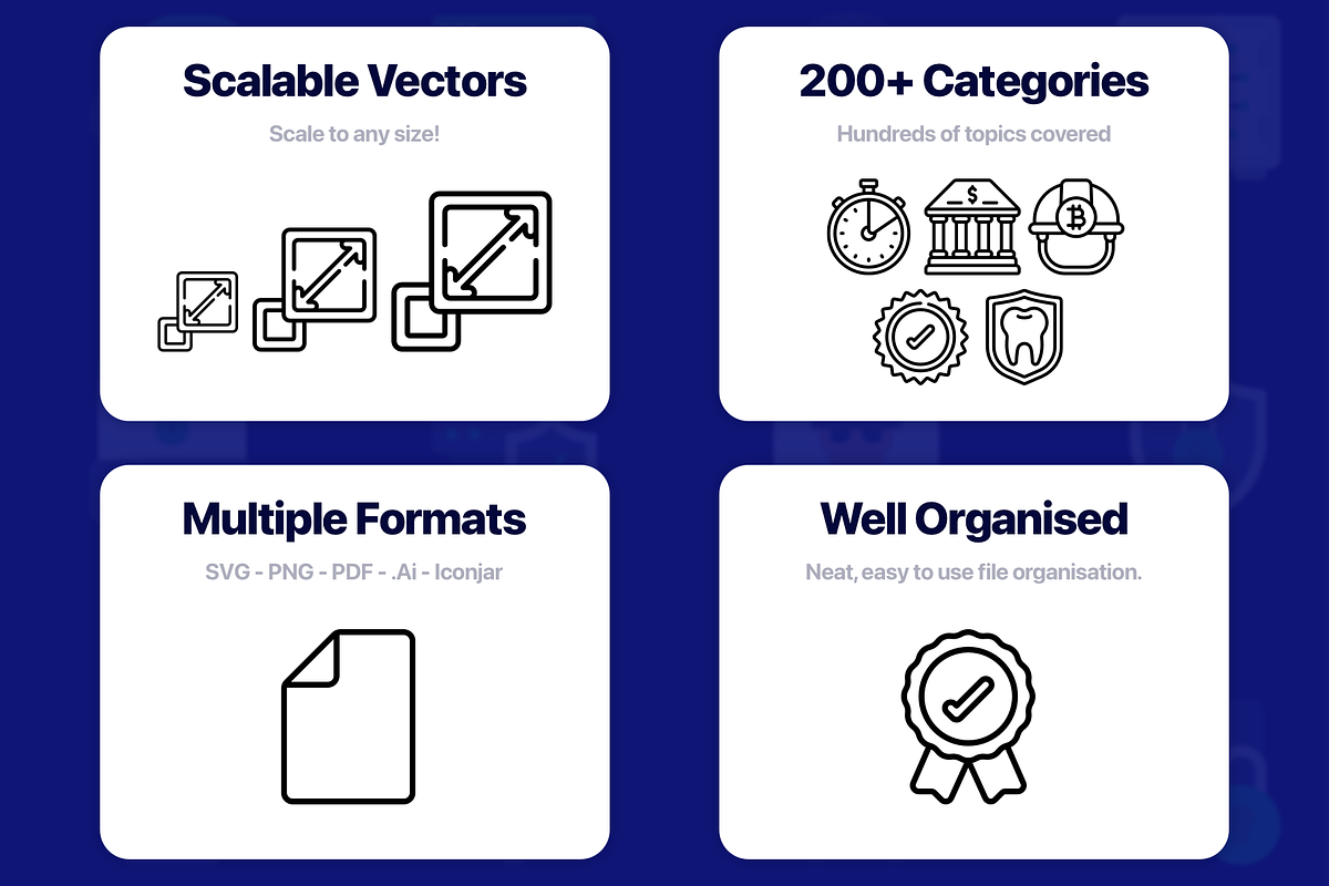 JuicyIcons Line Bundle: 13,000 Icons, an Outline Icon by Juicy Icons