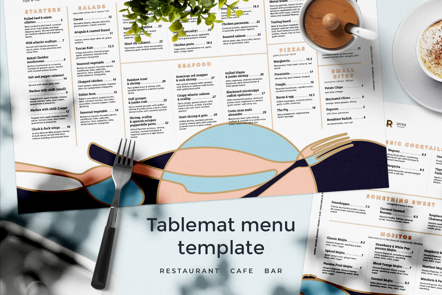 Restaurant Menu Design, a Templates & Theme by BigWeek