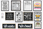 Happy Home Signs Bundle - Cut Files, an Illustration by Graphic House ...