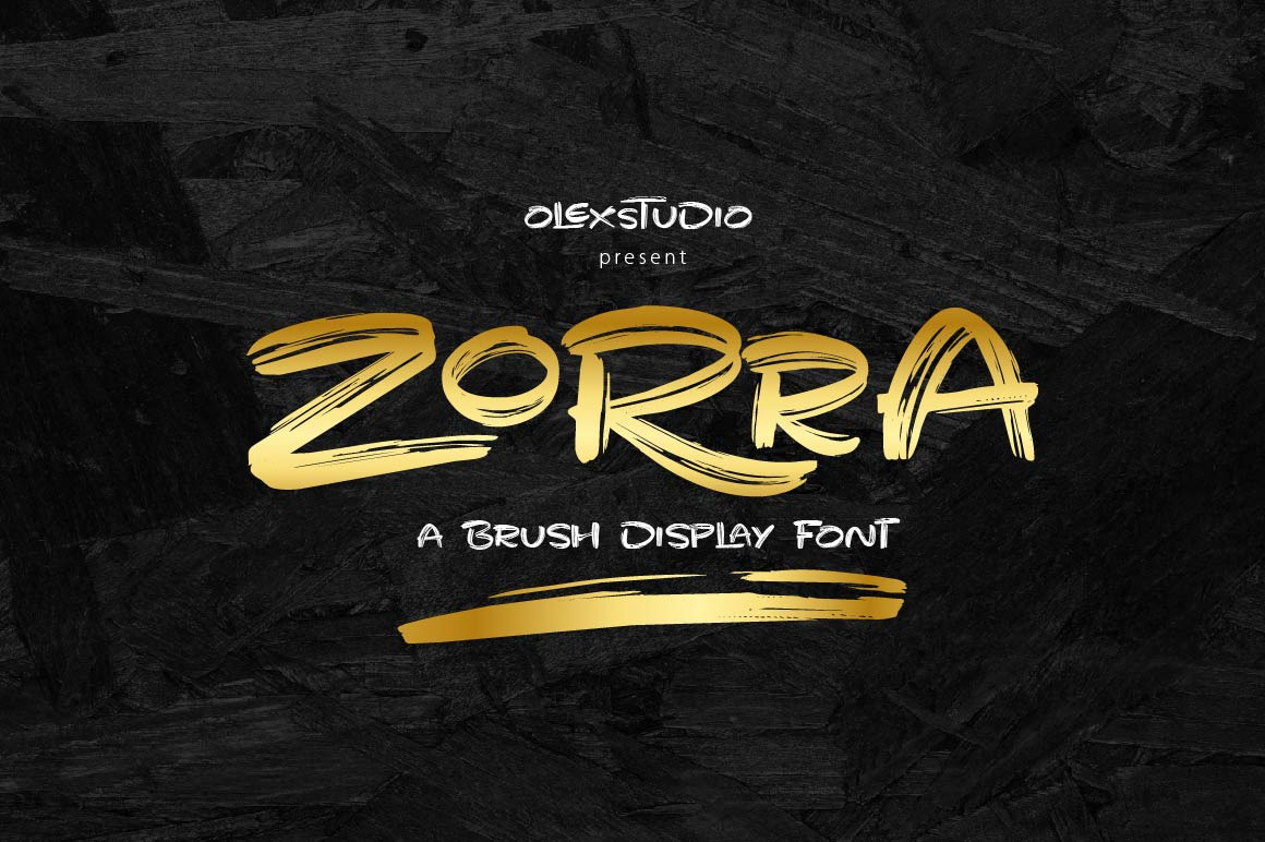 Zorra - Display Font, a Font by Olexstudio