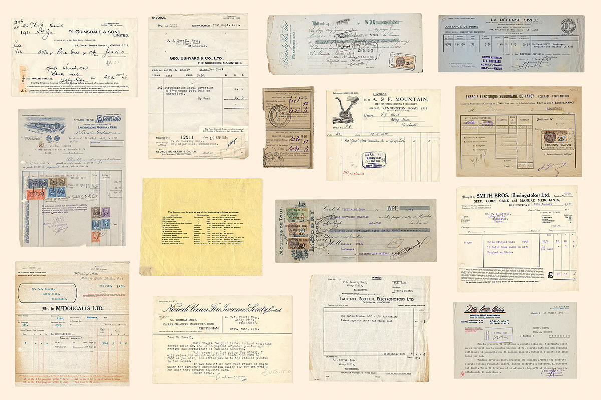 Vintage Ephemera Collection