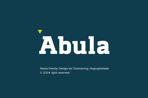 Abula (Update v1.1), a Slab Serif Font by Typesketchbook Foundry