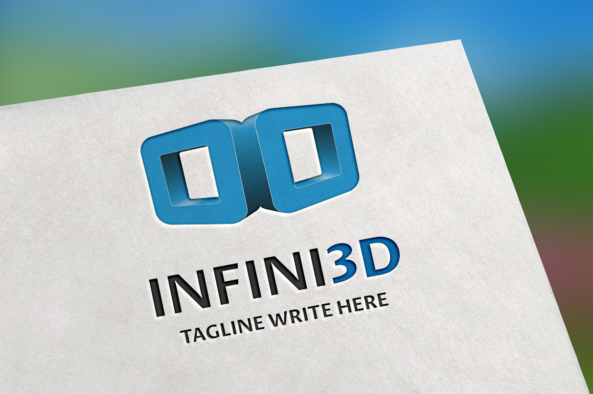 Infini3d Logo, a Branding & Logo Template by Design_Planet