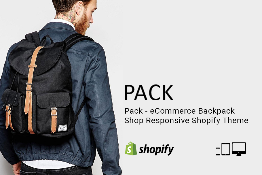 Pack – Backpack shop Shopify Theme, a Shopify Template by ThemeTidy ...