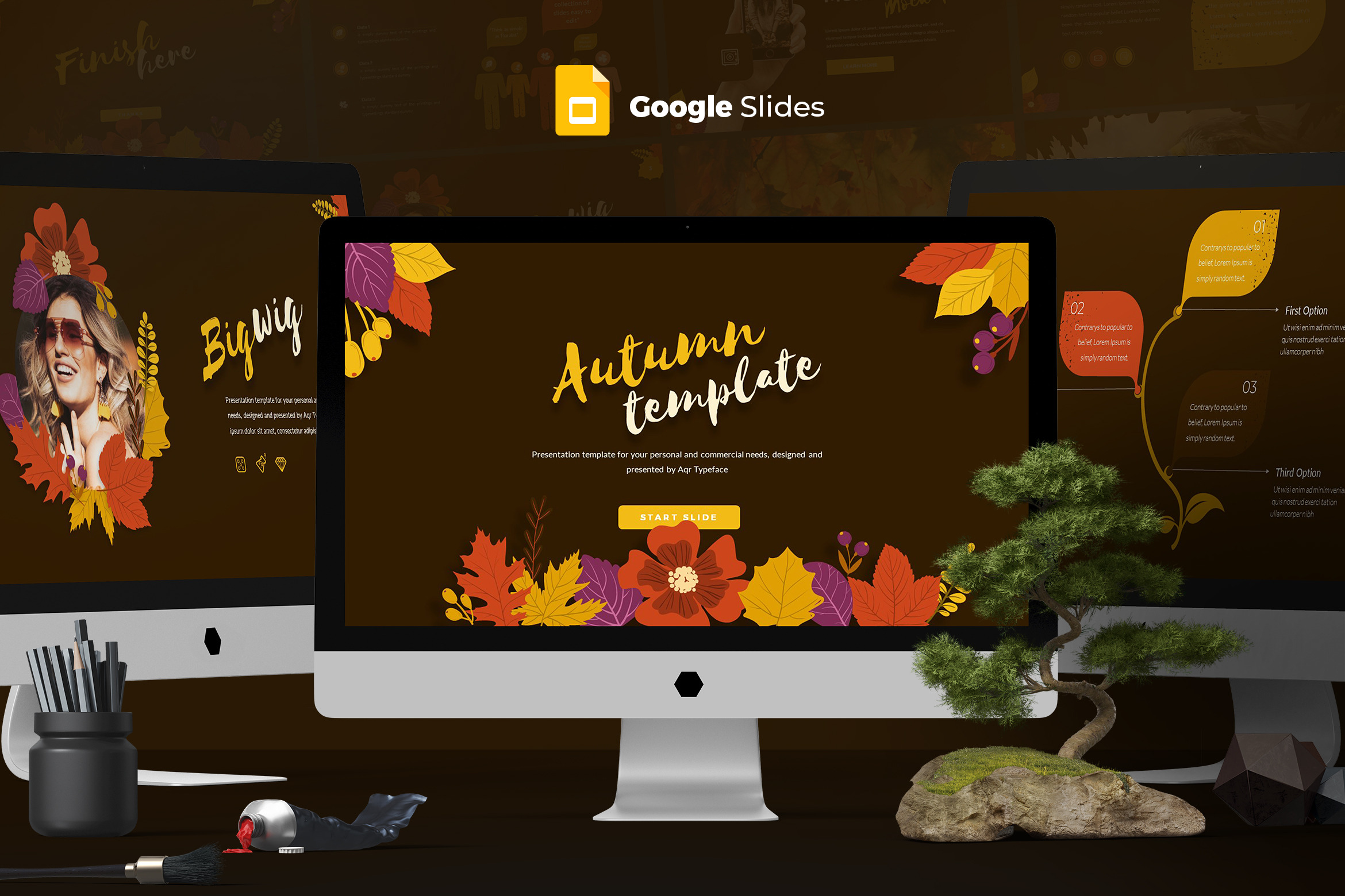 Autumn - Google Slides template, a Presentation Template by AQR Studio