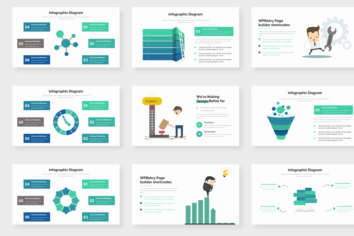 Process Overview Powerpoint Template, a Presentation Template by One ...