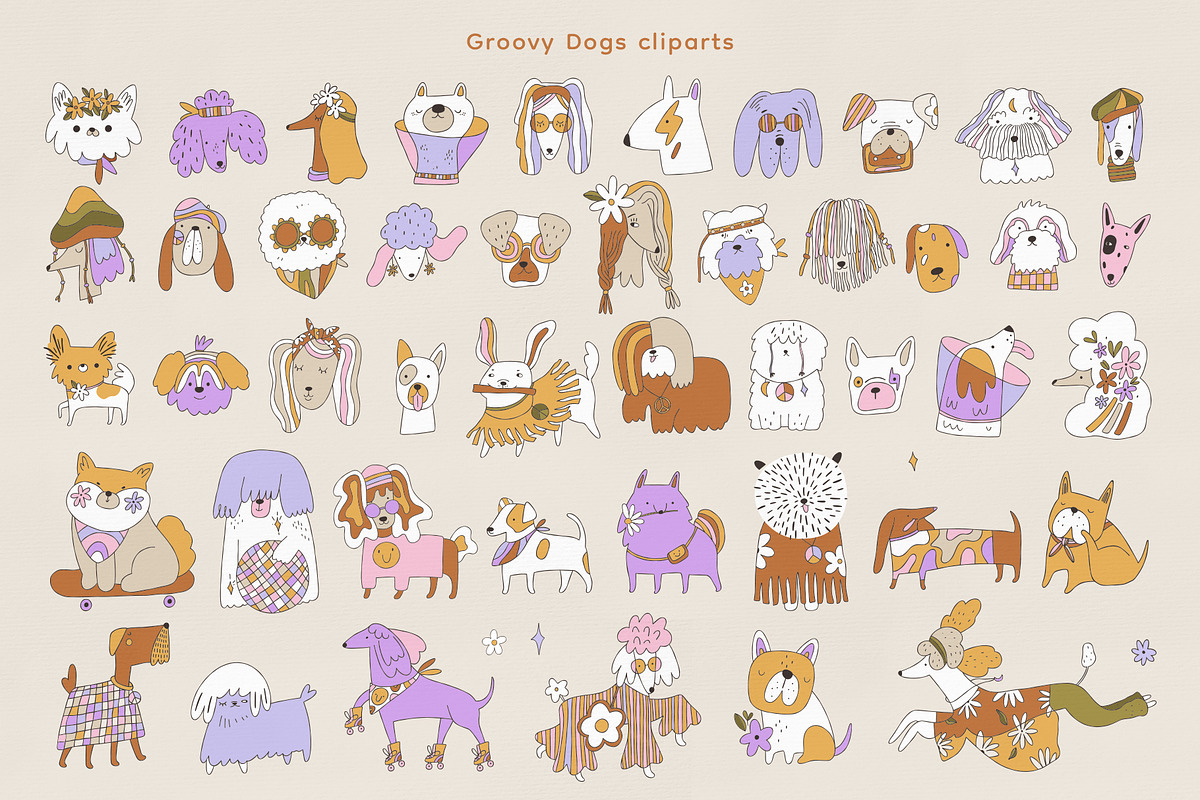 Groovy dogs collection by Avdnadi