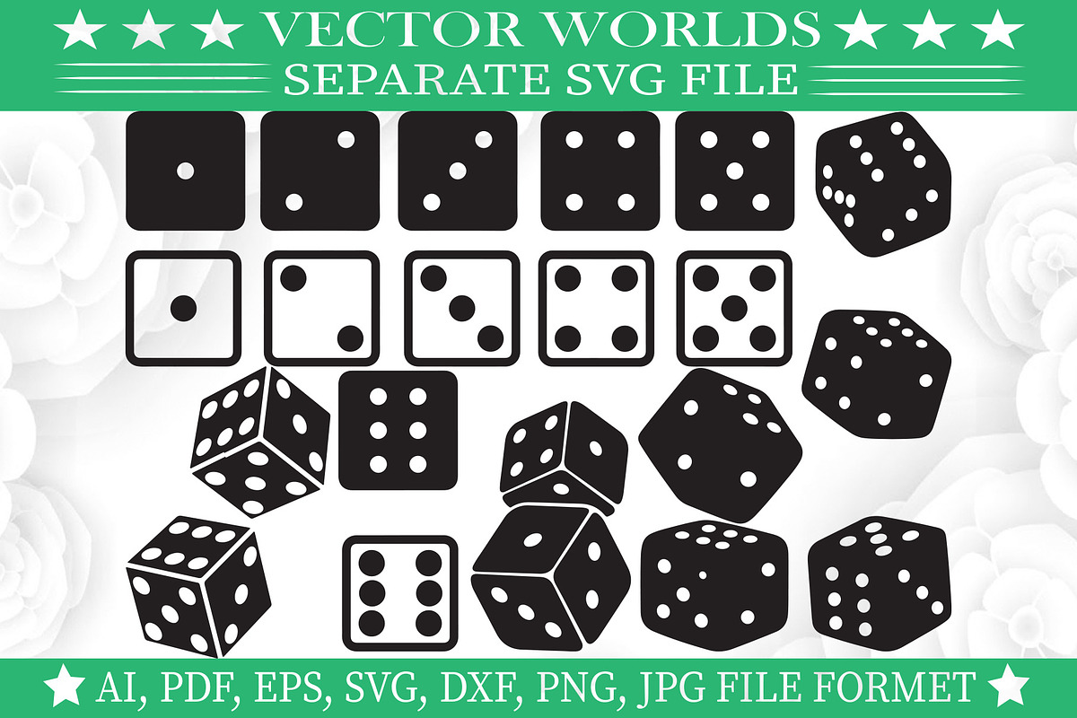 Dice Svg, Game, Gambling Svg, an Object Graphic by VectorWorlds