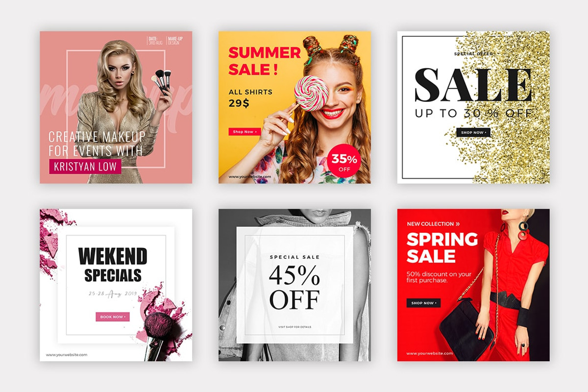 50 Instagram Banners, a Social Media Template by Absolute-Themes