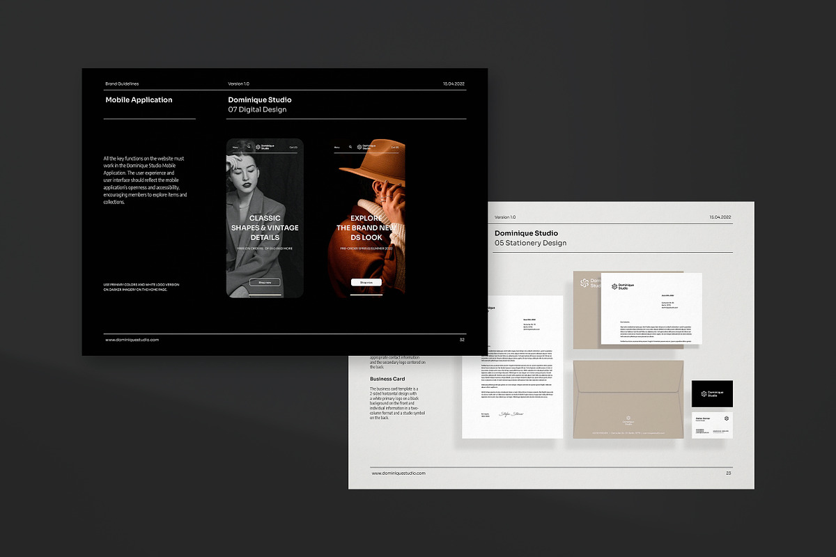 DOMINIQUE STUDIO / Brand Guidelines