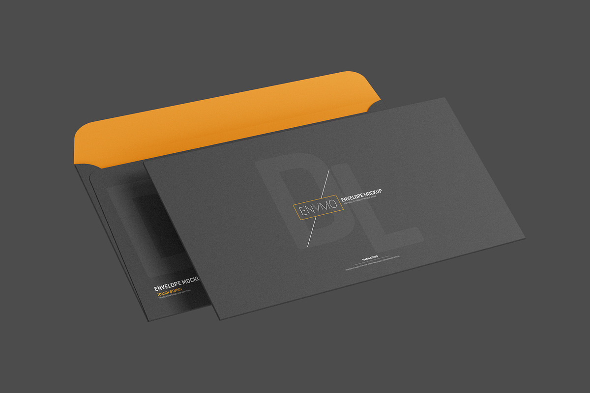 DL Envelope Mockup, a Mockup by Toasin Studio