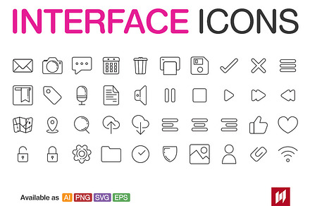 General icons | Icons ~ Creative Market