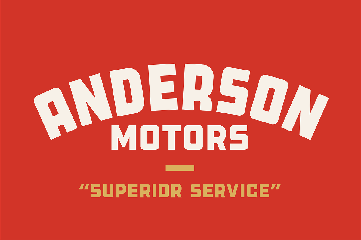 Super Deluxe Display, a Font by Good Craft Supply Co.