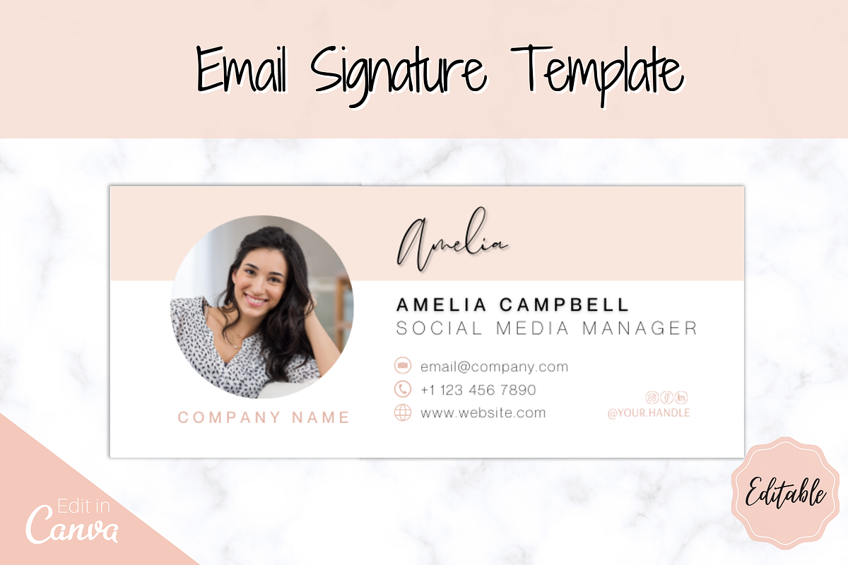 Email Signature Template BUNDLE