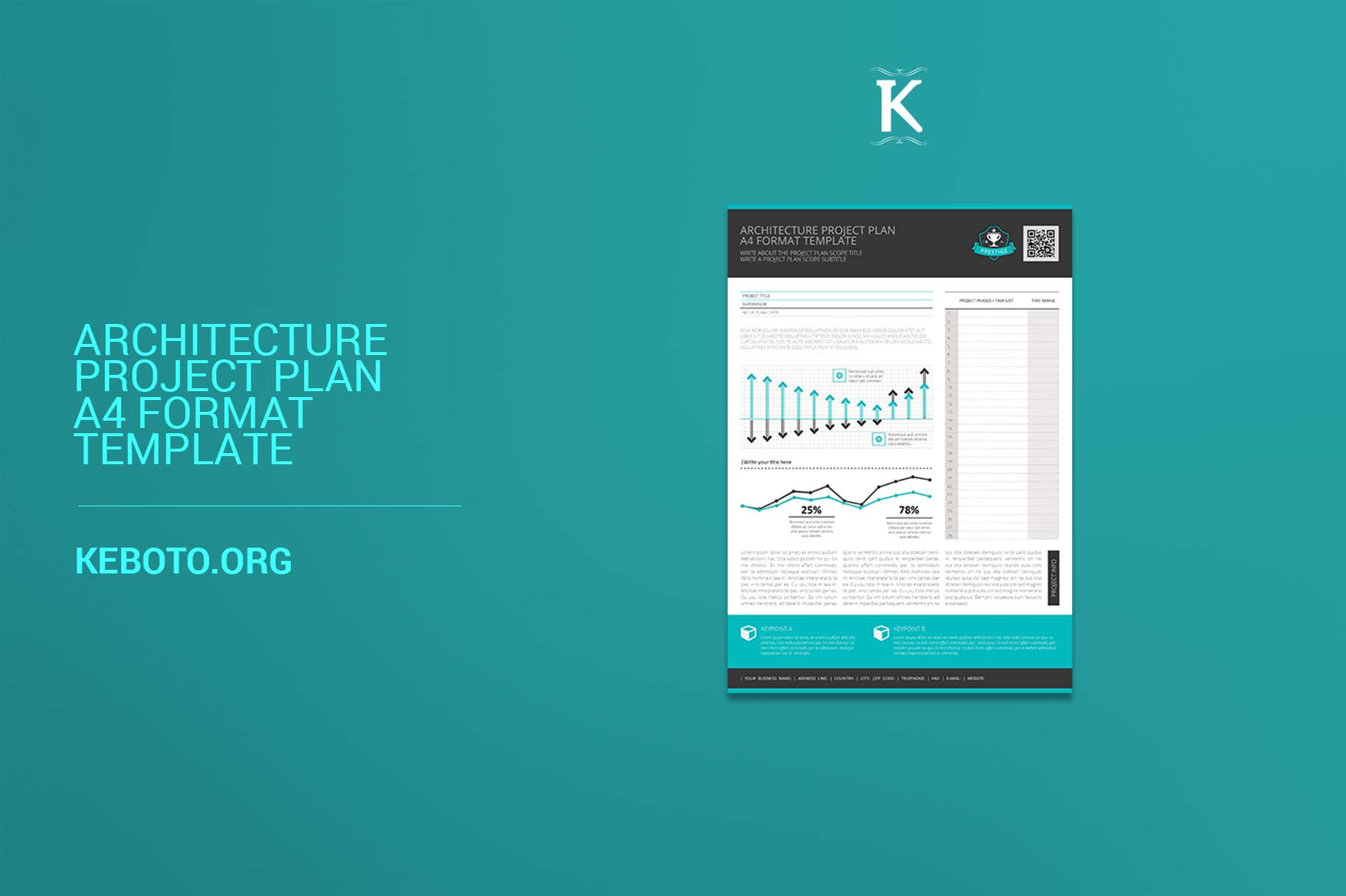 Architecture Project Plan A4, a Templates & Theme by Keboto