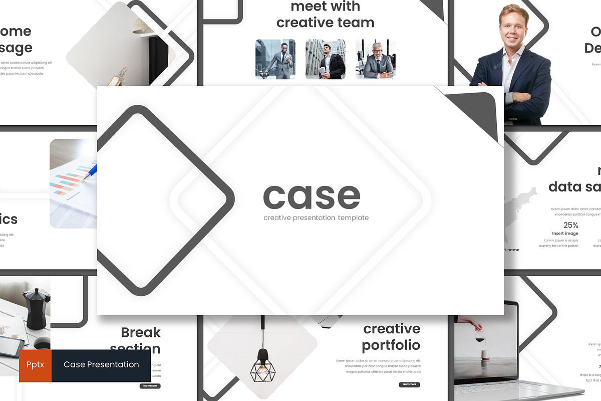 Case - Powerpoint Template, a Presentation Template by inspirasign