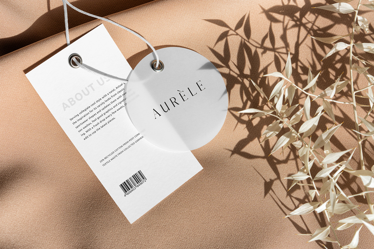 Hang Tag Mock-Up Set
