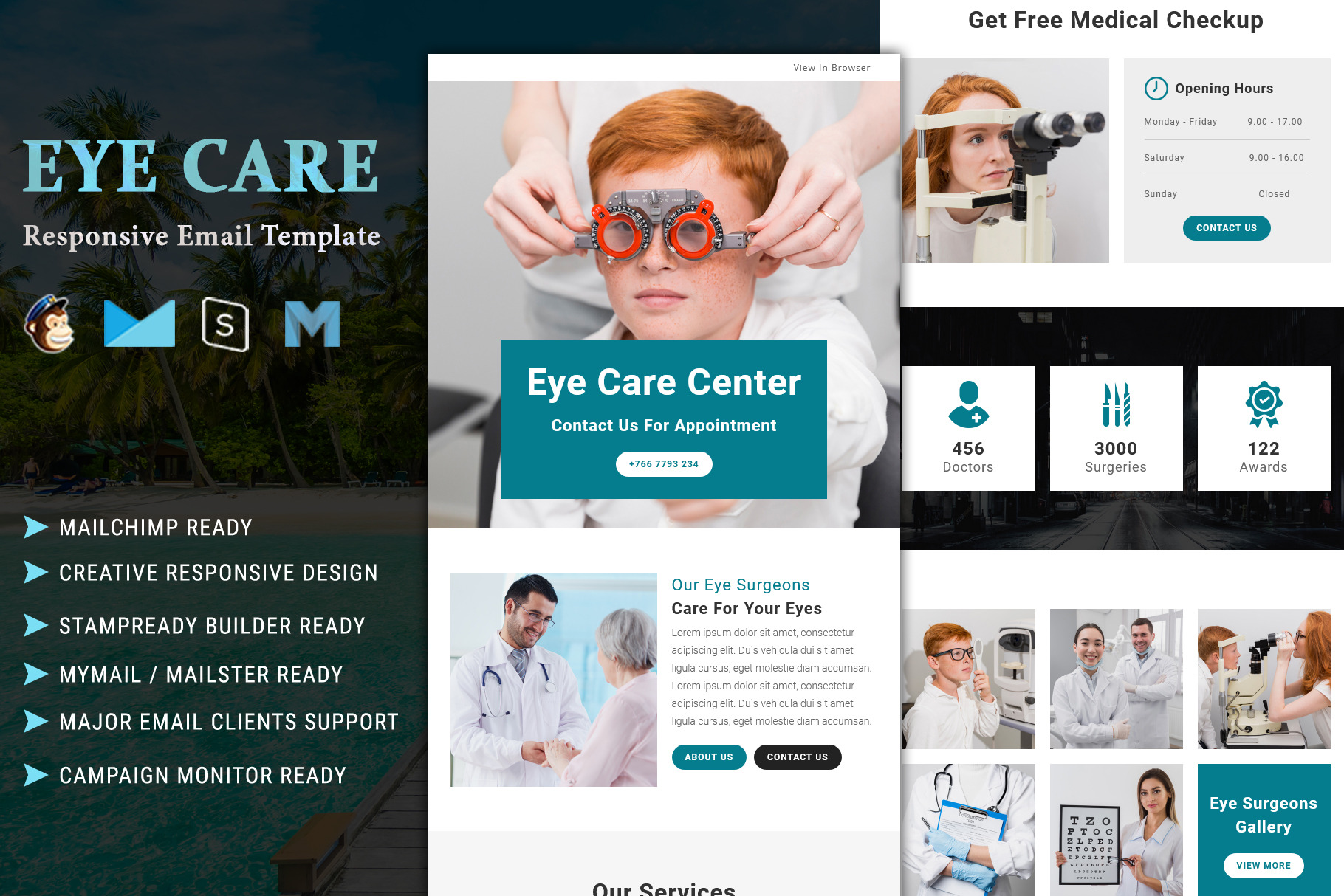 Eye Care – Email Template, an Email Template by Pennyblack Templates