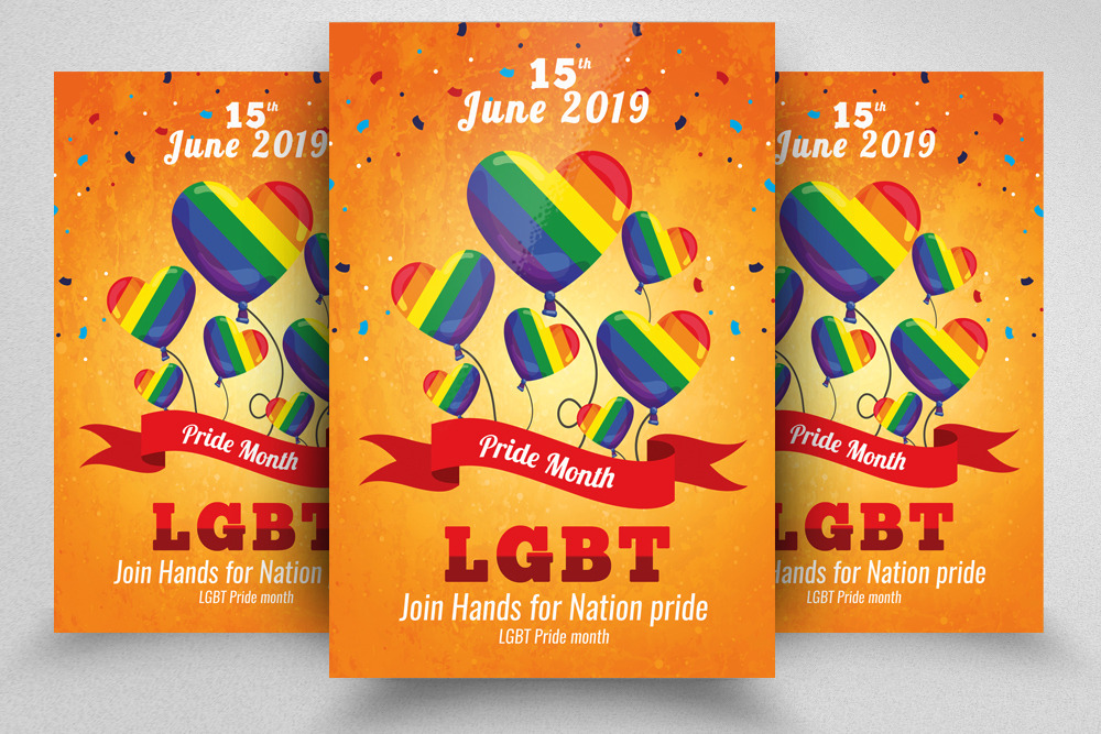 LGBT Pride Flyer / Poster Template, a Flyer Template by Business Flyers