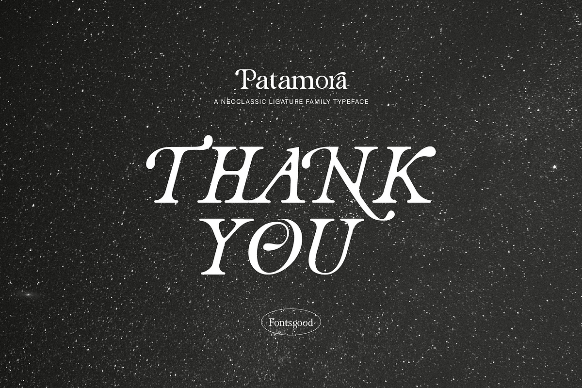 Patamora, a Font by Fontsgood