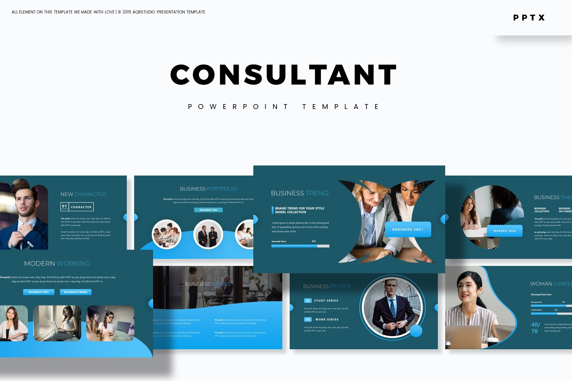 Consultant - Powerpoint Template, a Presentation Template by AQR Studio ...