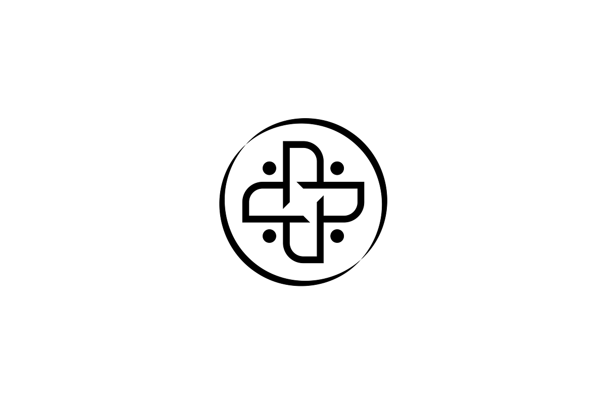 Minimalist Medical Health Logo | Creative Market