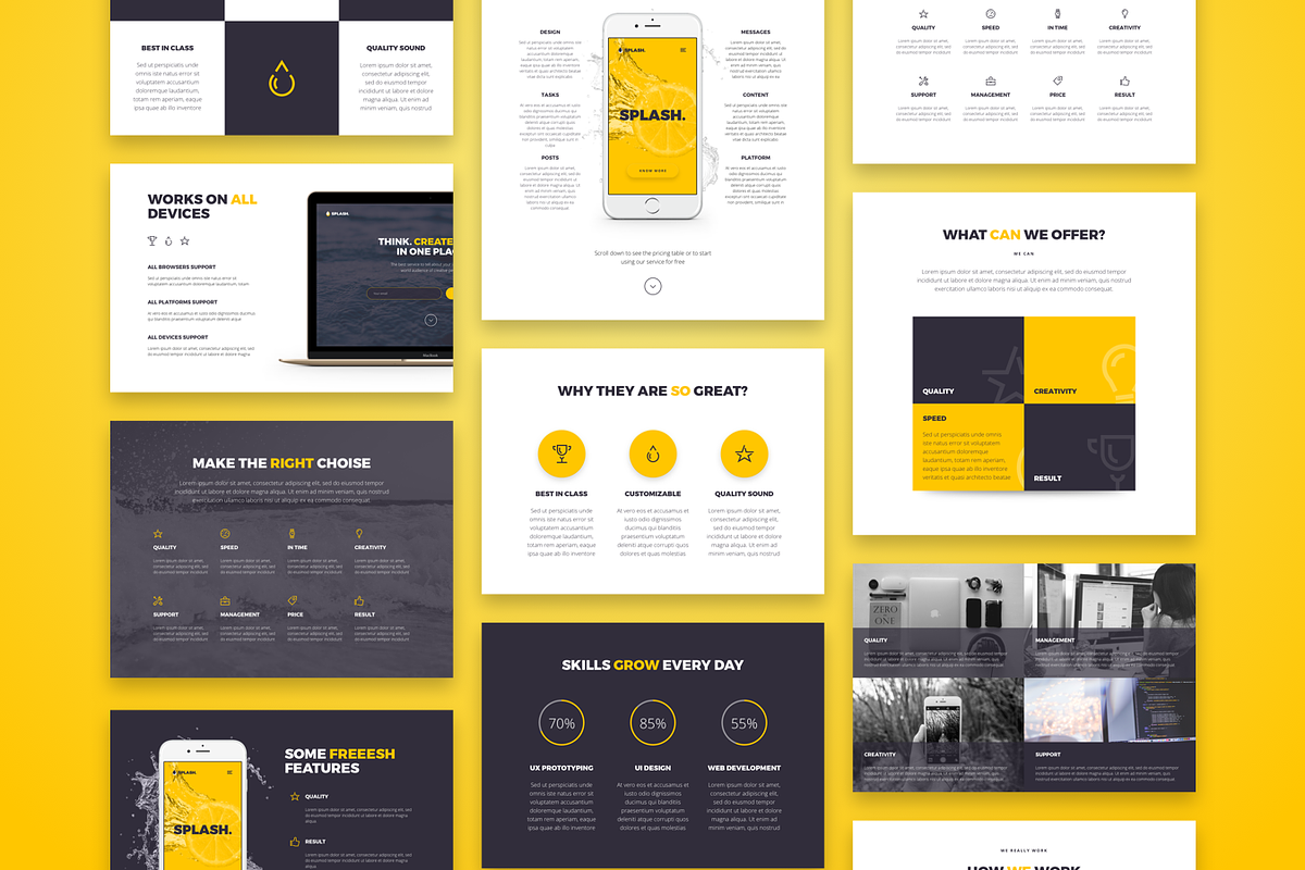 Splash Ui Kit for Sketch, an UI Kit Template by Nick Parker | Creative ...