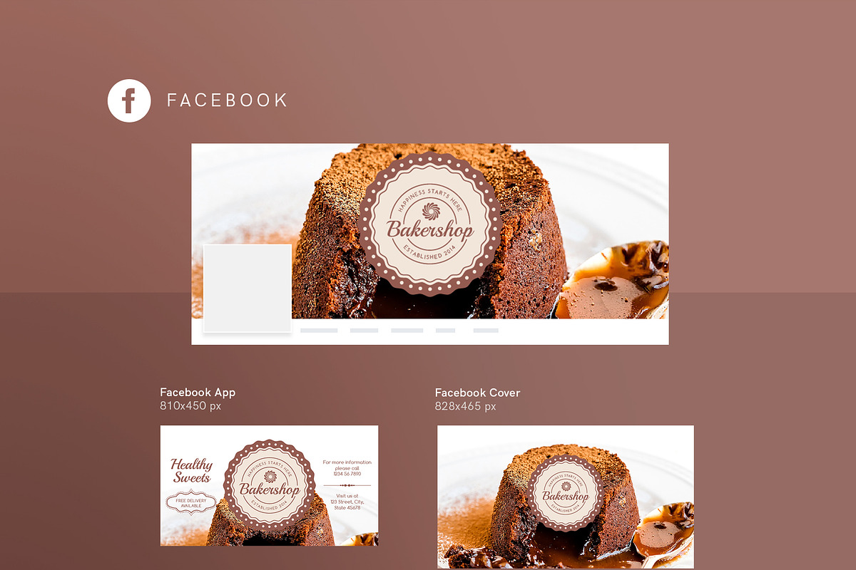 Promo Bundle | Baker Shop, a Poster Template by Amber Graphics