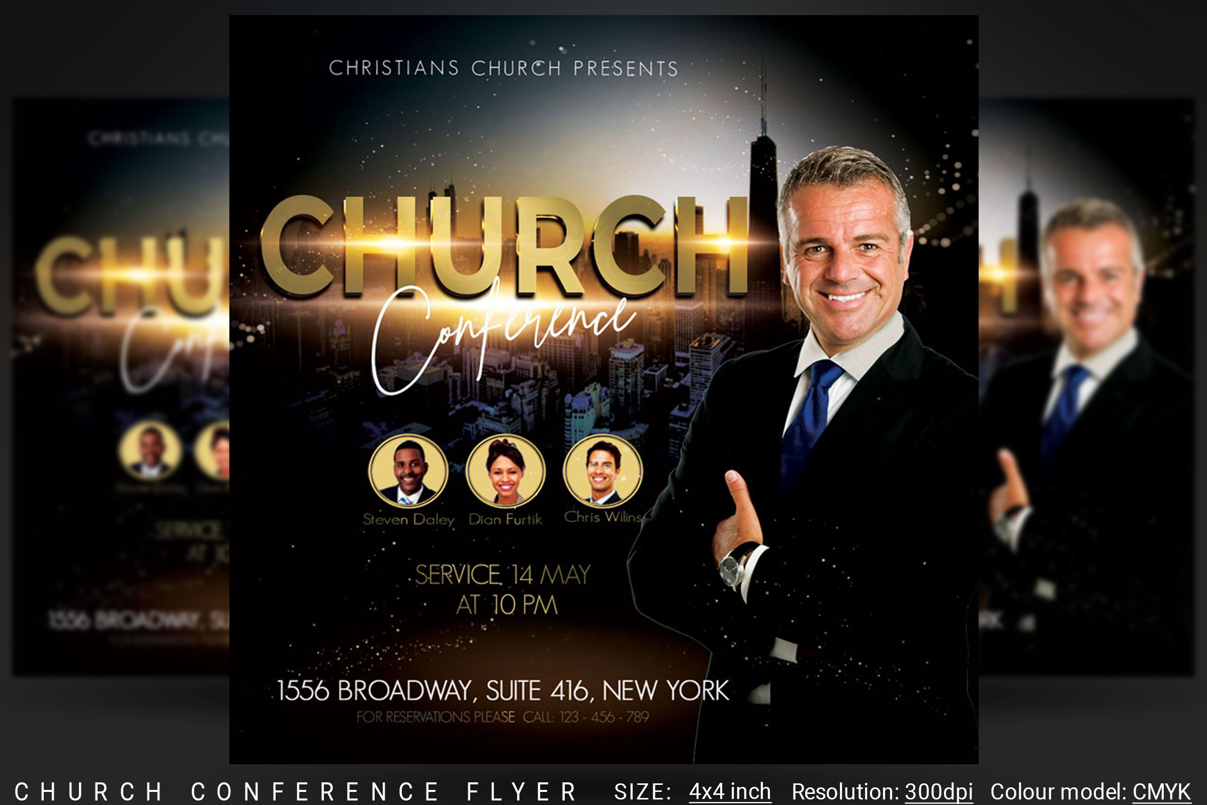 Church Conference Flyer, a Flyer Template by Artolus