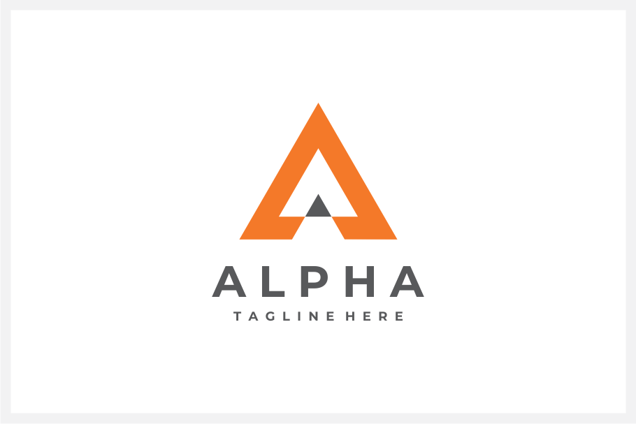 Alpha - Letter A Logo | Branding & Logo Templates ~ Creative Market