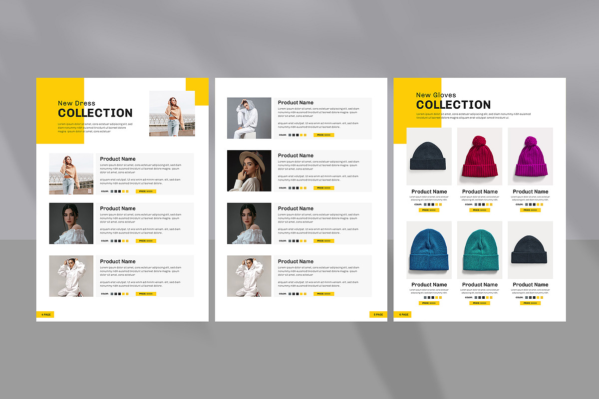 Product Catalog Template Design