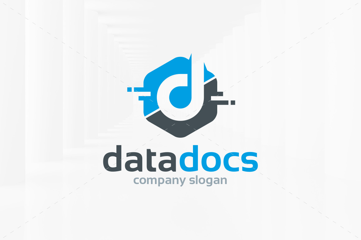 Data Docs - Letter D Logo, a Branding & Logo Template by LOGOMAGINE