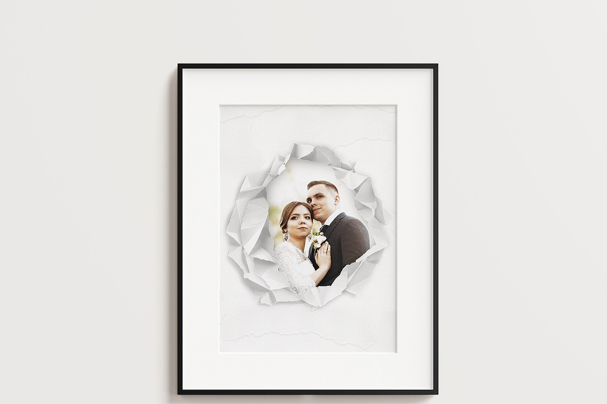 Editable Paper Cut Photo Effect