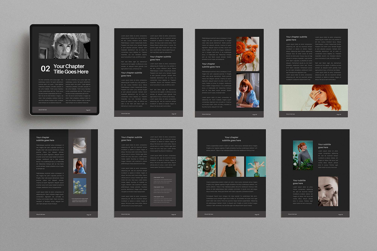 DUSK | Ebook Canva Template, a Magazine Template by Sierra Creative Studio | Creative Market