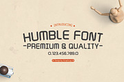 Humble Font, a Handwritten Font by Graphicgo