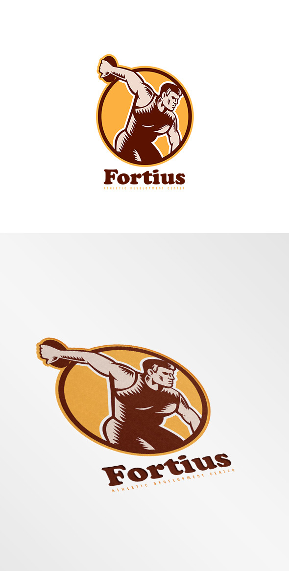 Fortius Athletic Development Logo, a Branding & Logo Template by patrimonio