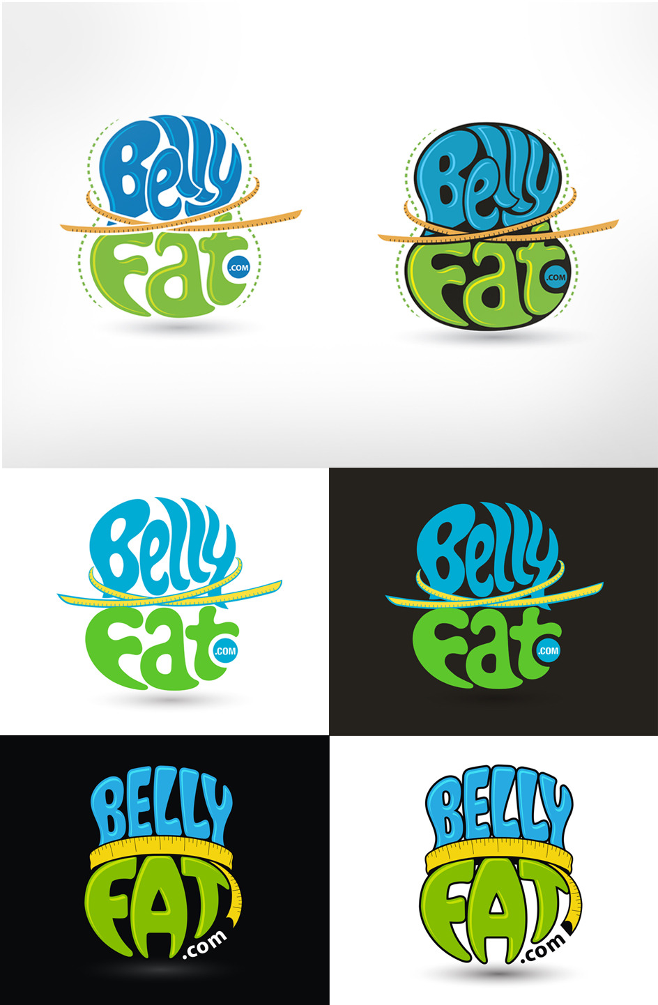 Belly Fat Logo, a Branding & Logo Template by Shwet Art | Creative Market
