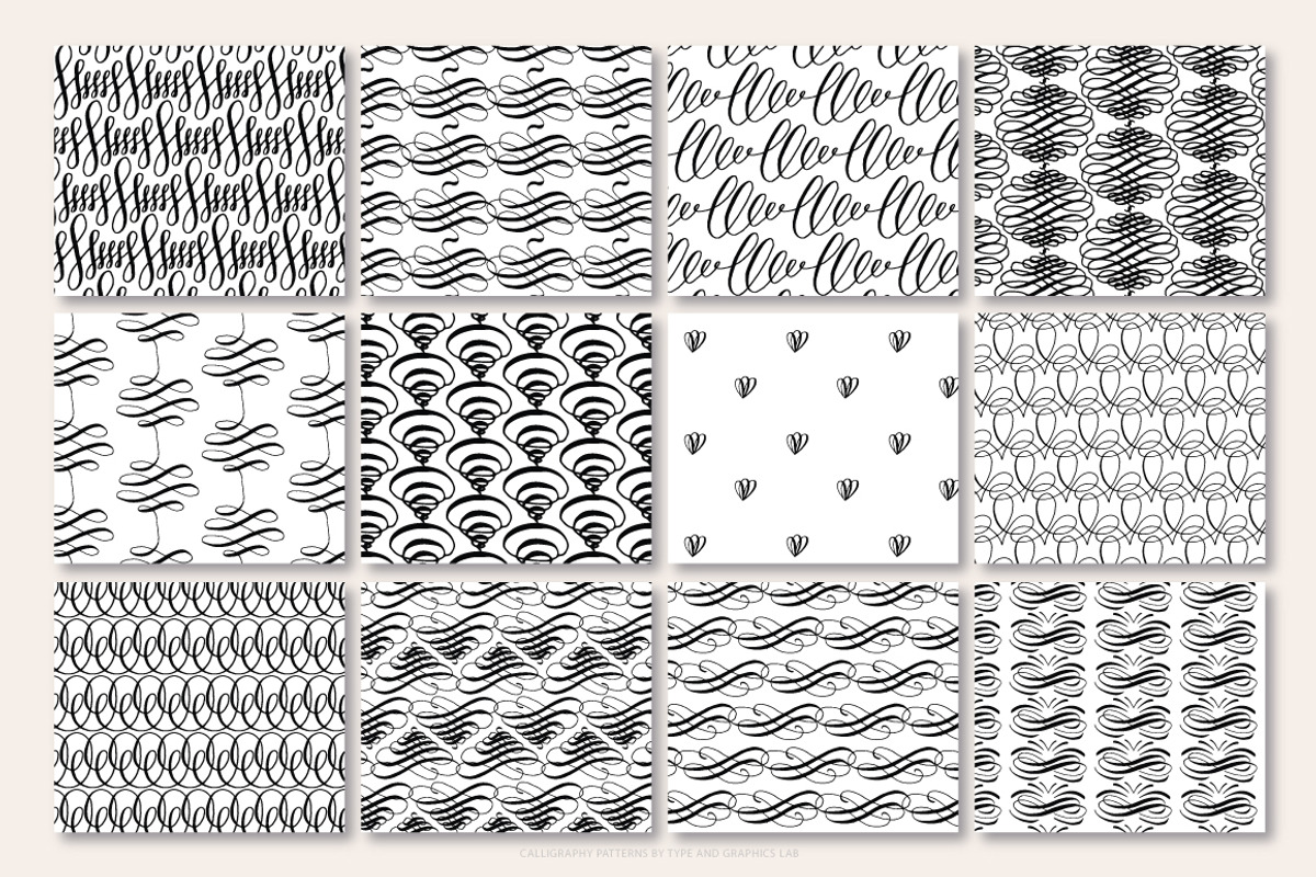 Delicate Collection. 40 Patterns, a Pattern Graphic by Type and ...