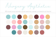 Illustrator Color Palette Bundle V8, a Palette Add-On by Jennadesigns