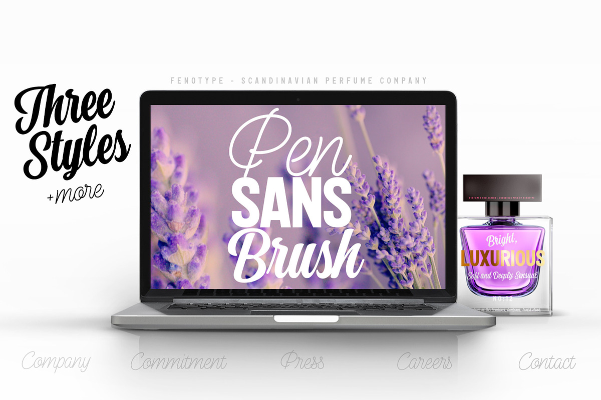 Perfume Font Bundle, a Script Font by Fenotype