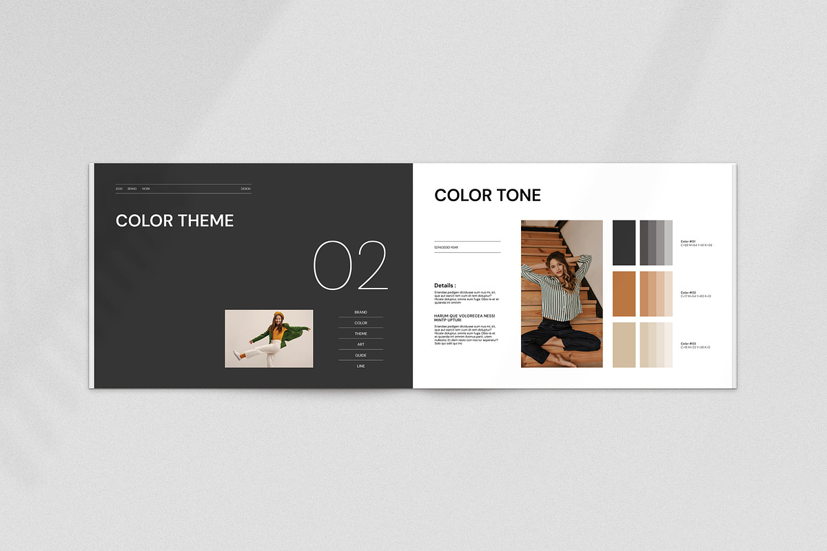 Brand Guideline Brochure Template, a Brochure Template by PrintIdea