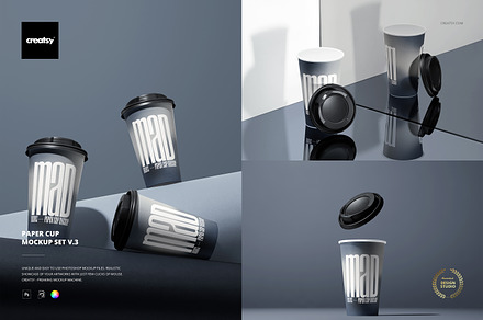 Tea Box Mockup Set 2 | Cup & Container Mockups ~ Creative Market