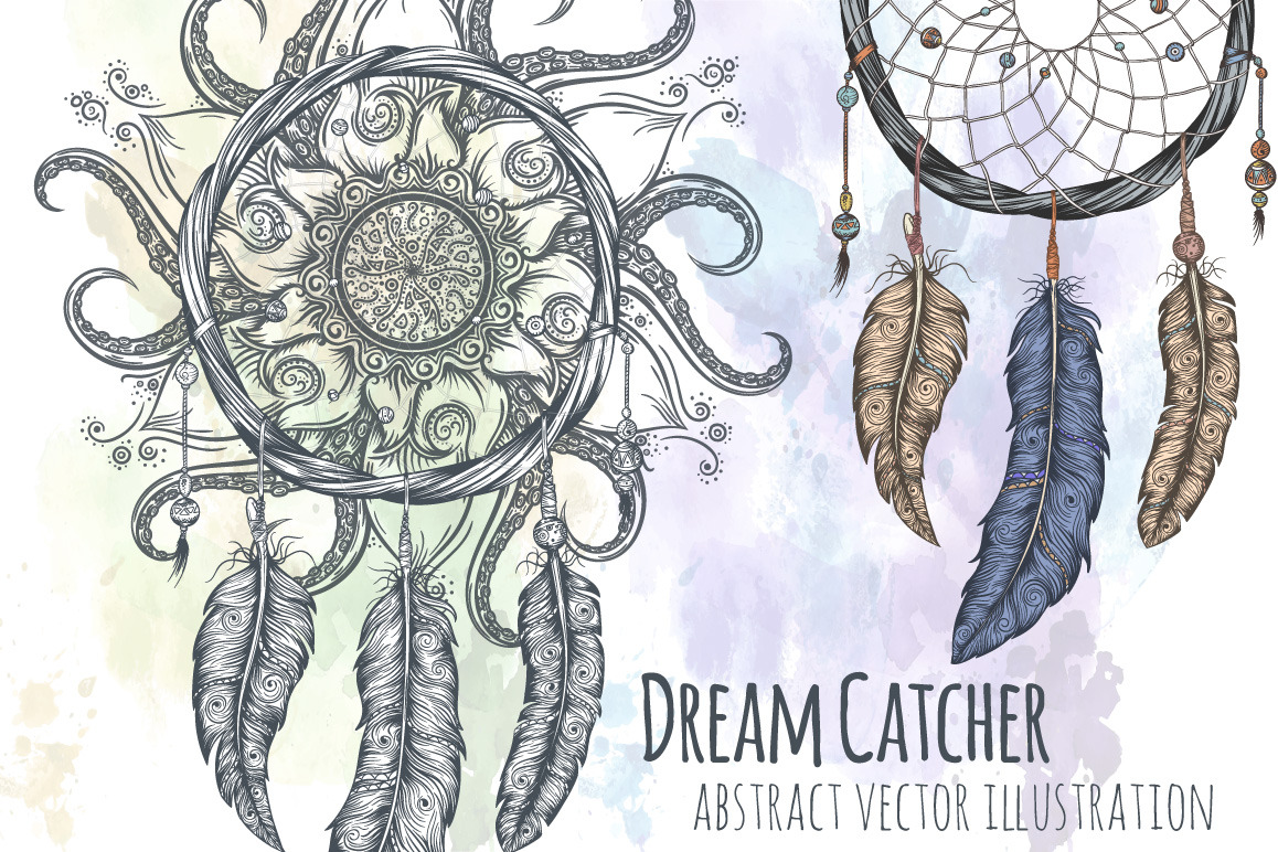 Hand drawn dream catcher. | Illustrations ~ Creative Market