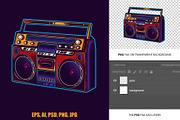 BOOMBOX, an Object Illustration by others studio
