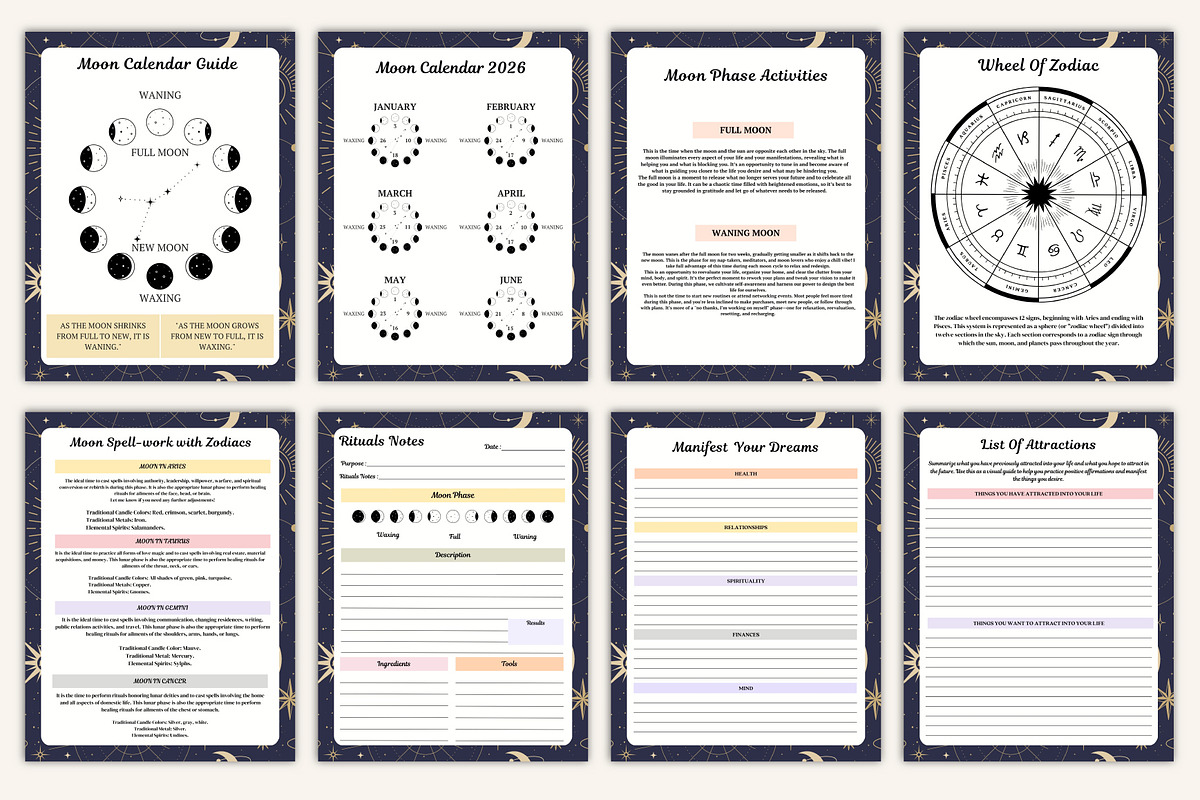 2026 Moon Ritual Journal