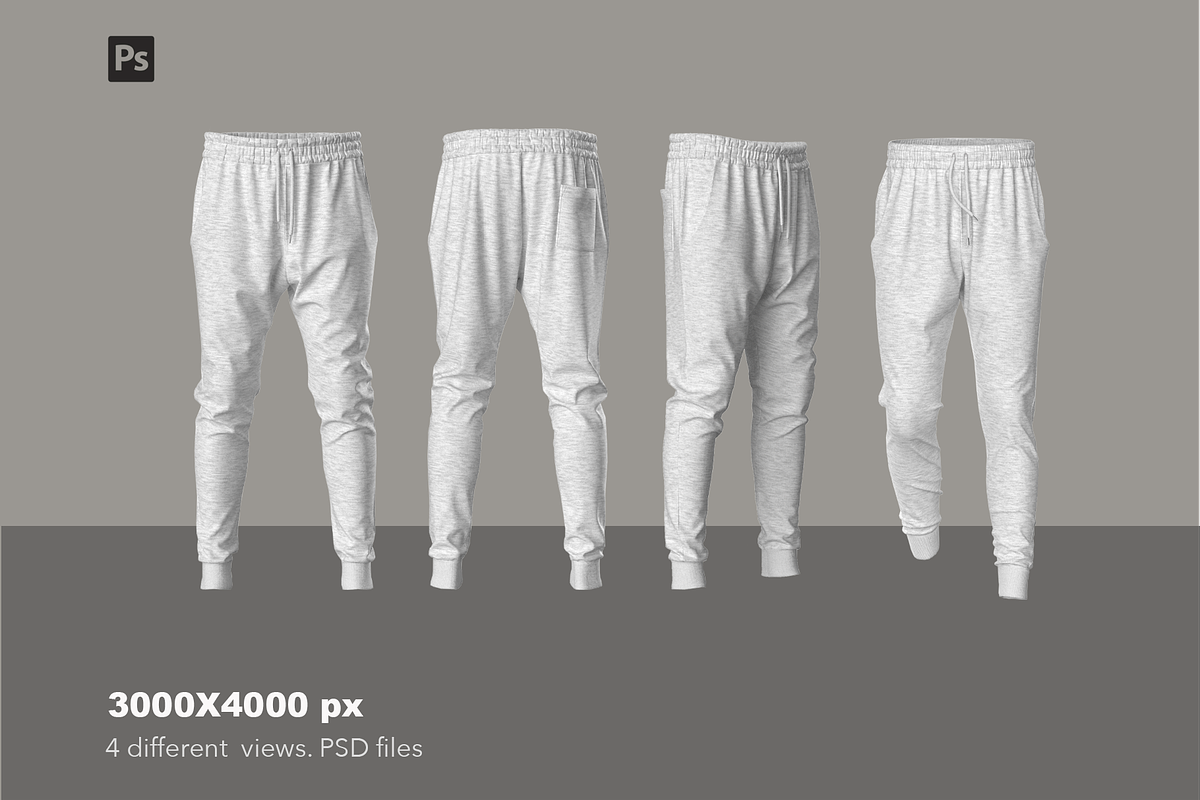 Joggers Pants and Sweatpants mockup., a Bottom Mockup by Irena Matiash shop